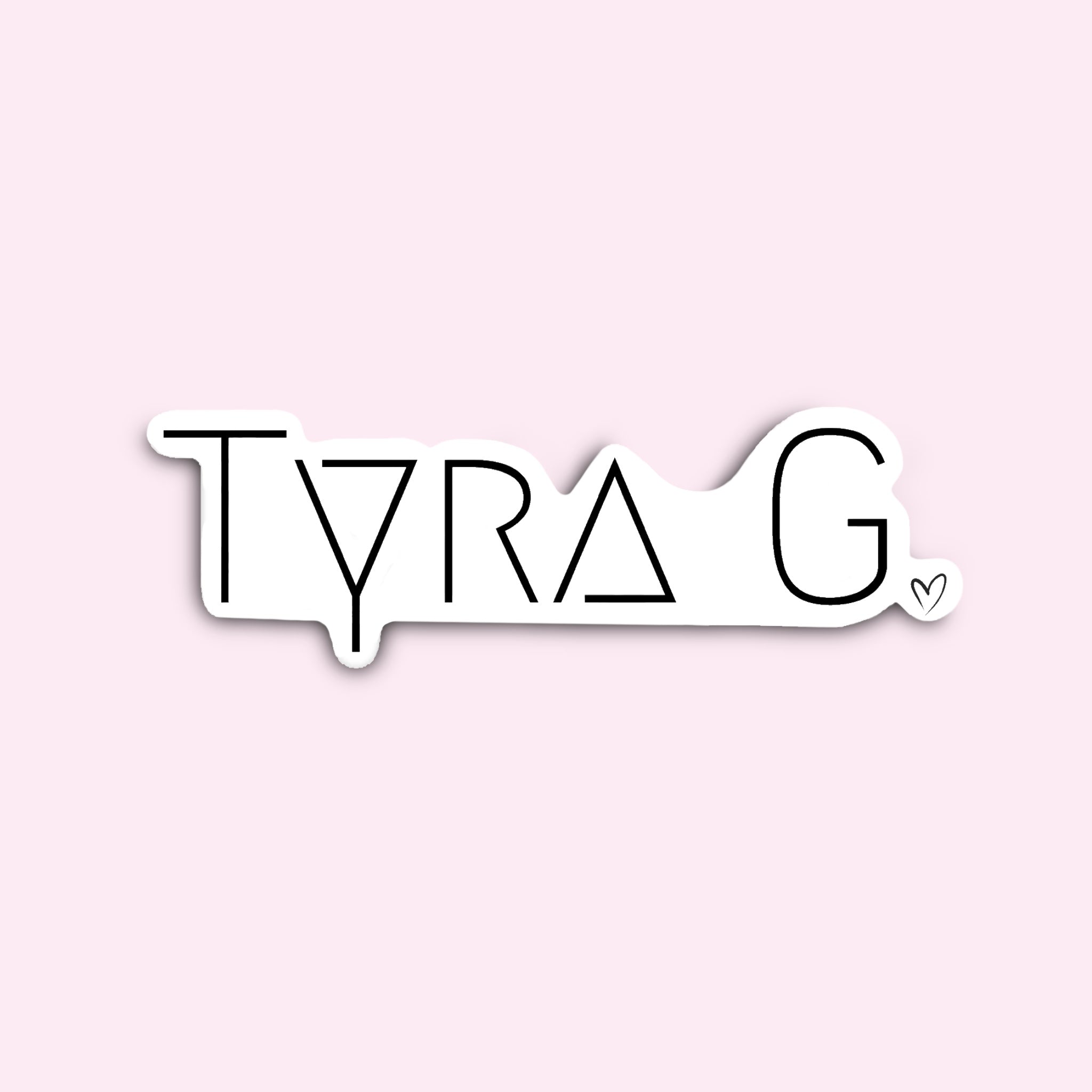 Custom Name Sticker – Tyra G Crafts