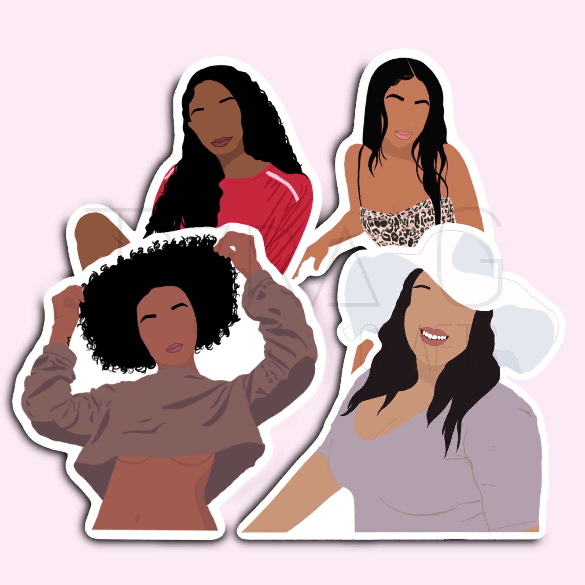 Girlfriends Sticker Bundle – Tyra G Crafts