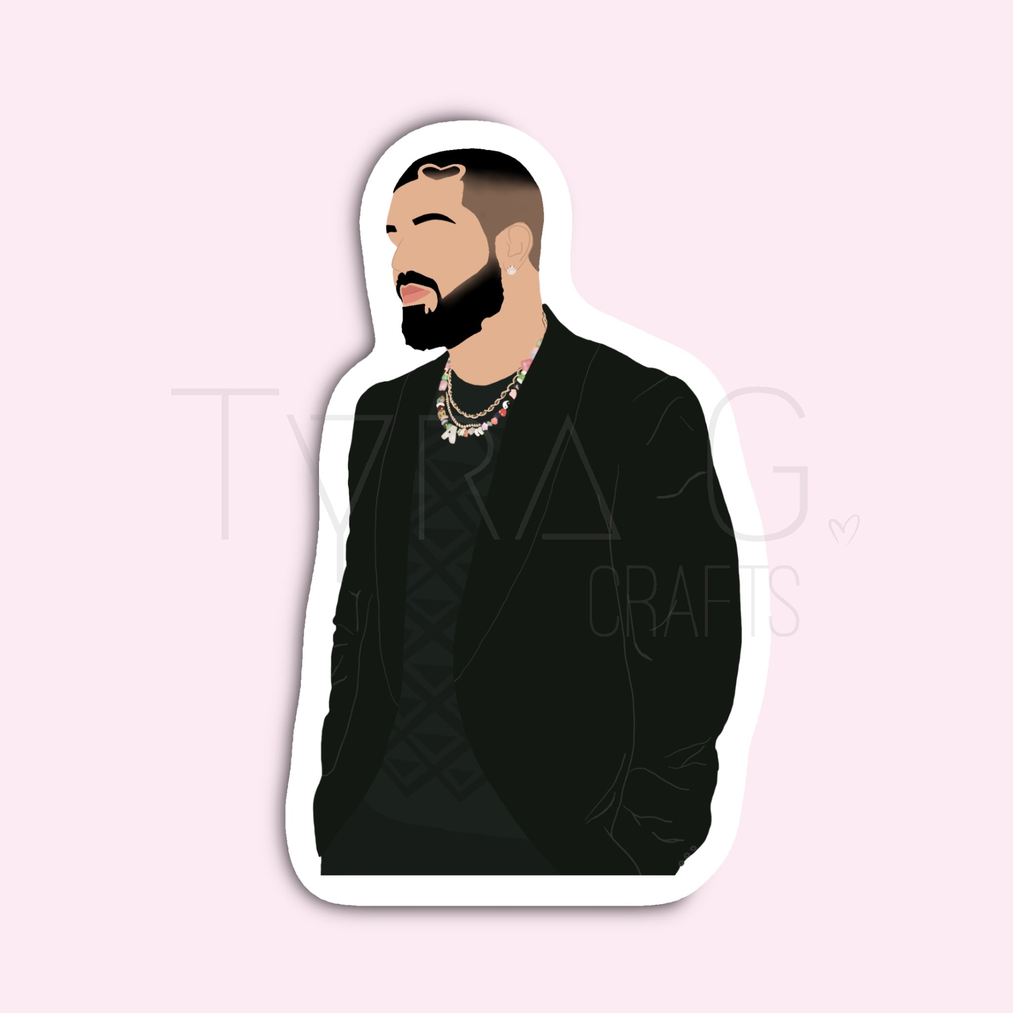 Drake Sticker – Tyra G Crafts